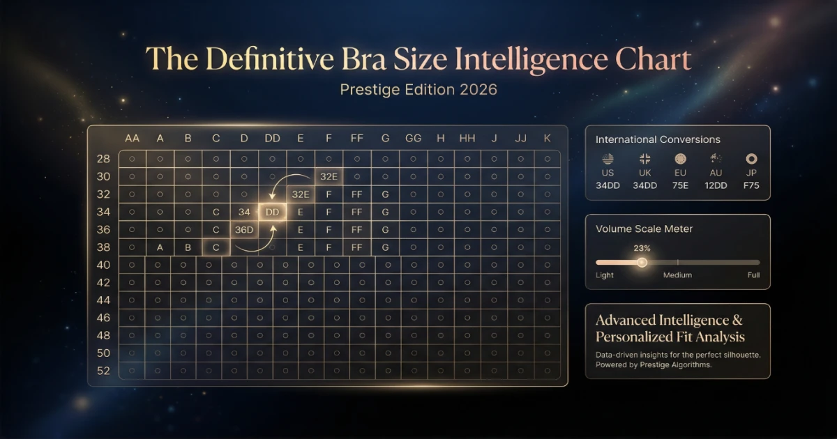 Bra Size Chart Calculator (2026)| Interactive Chart & Tool