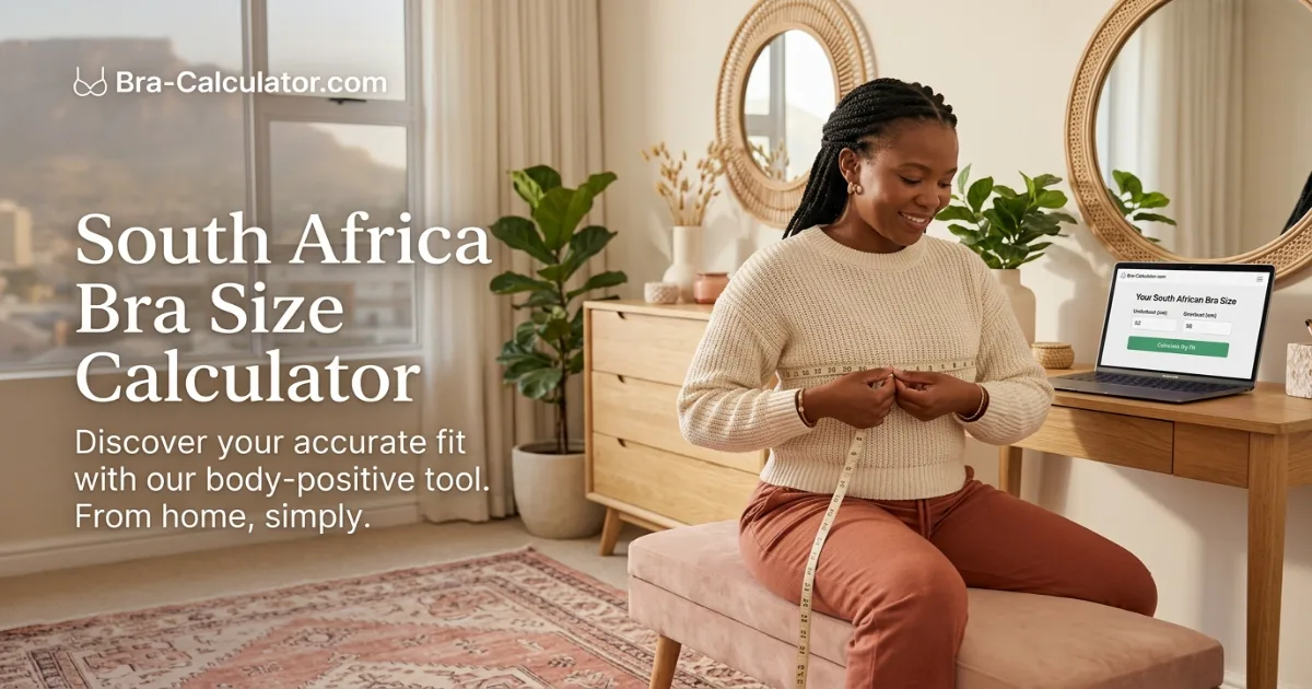 Best South Africa Bra Size Calculator 2026: ZA, UK & EU Guide